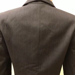 G2000 | Jackets & Coats | G200 Black Pinstriped Blazer Jacket Wool ...